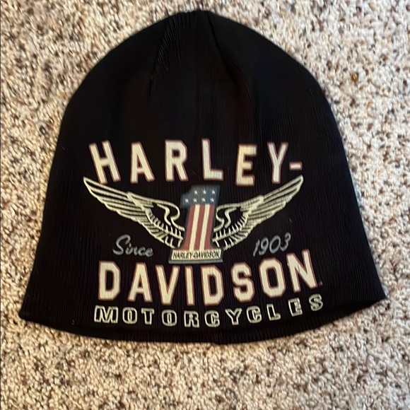 Harley-Davidson | Accessories | Harleydavidson Black And White Beanie ...